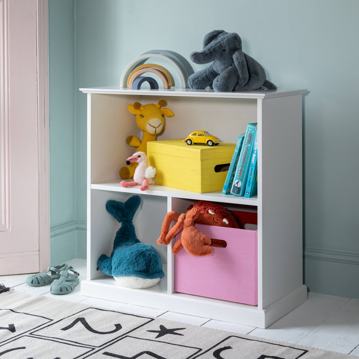 Halmstad Small Toy Cube Unit in White | Noa & Nani