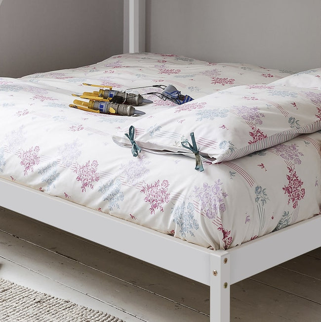 Kent Triple Bunk Bed in White | Noa & Nani