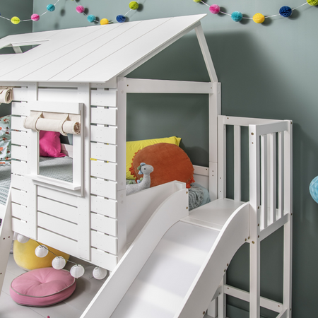 Slide in White for Christopher Treehouse Bed | Noa & Nani