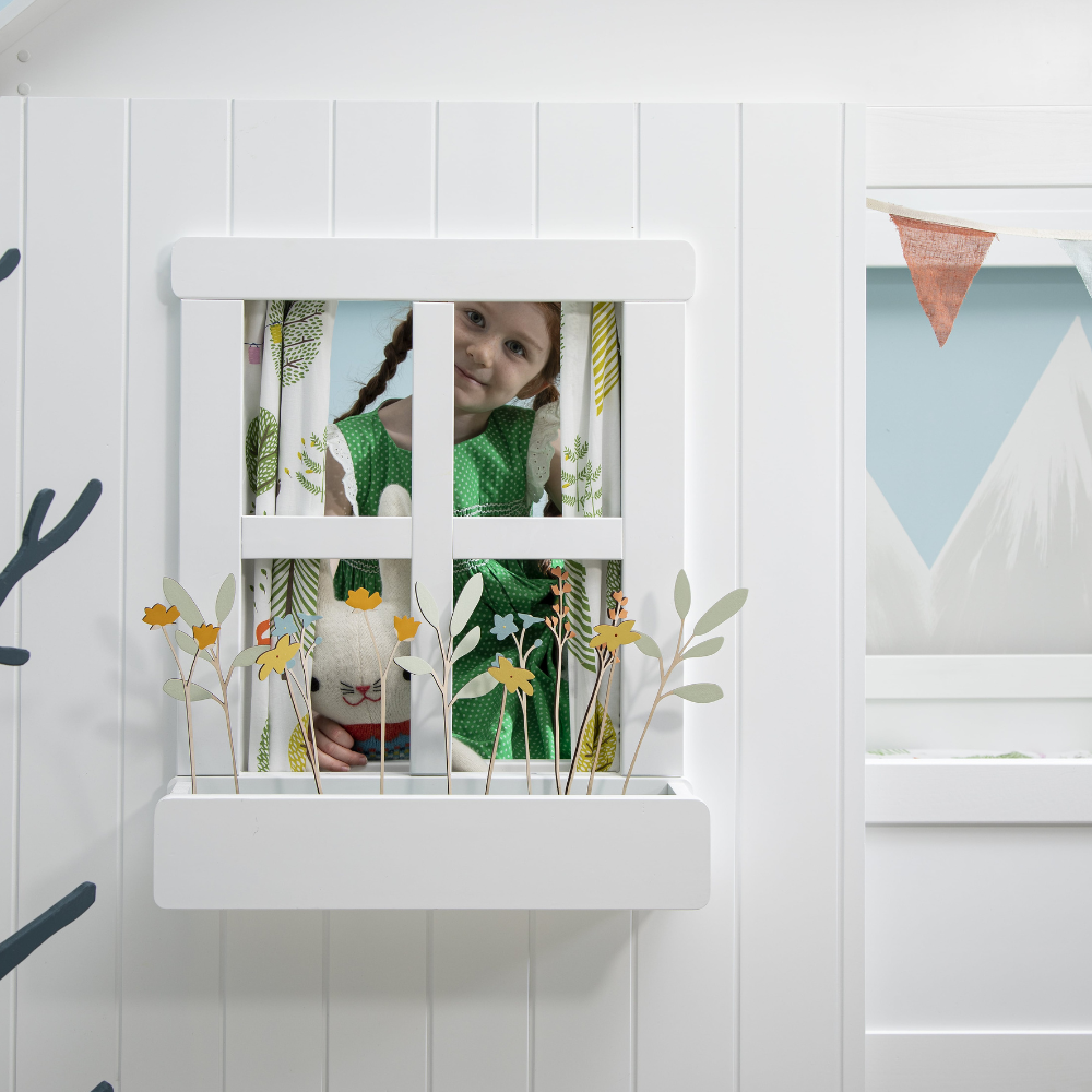 Window & Flower Trough Accessory for Treehouse Bed | Noa & Nani