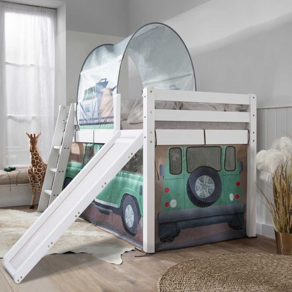 Safari Overland Off Road Cabin Bed with Slide and Tent & Tunnel | Noa ...