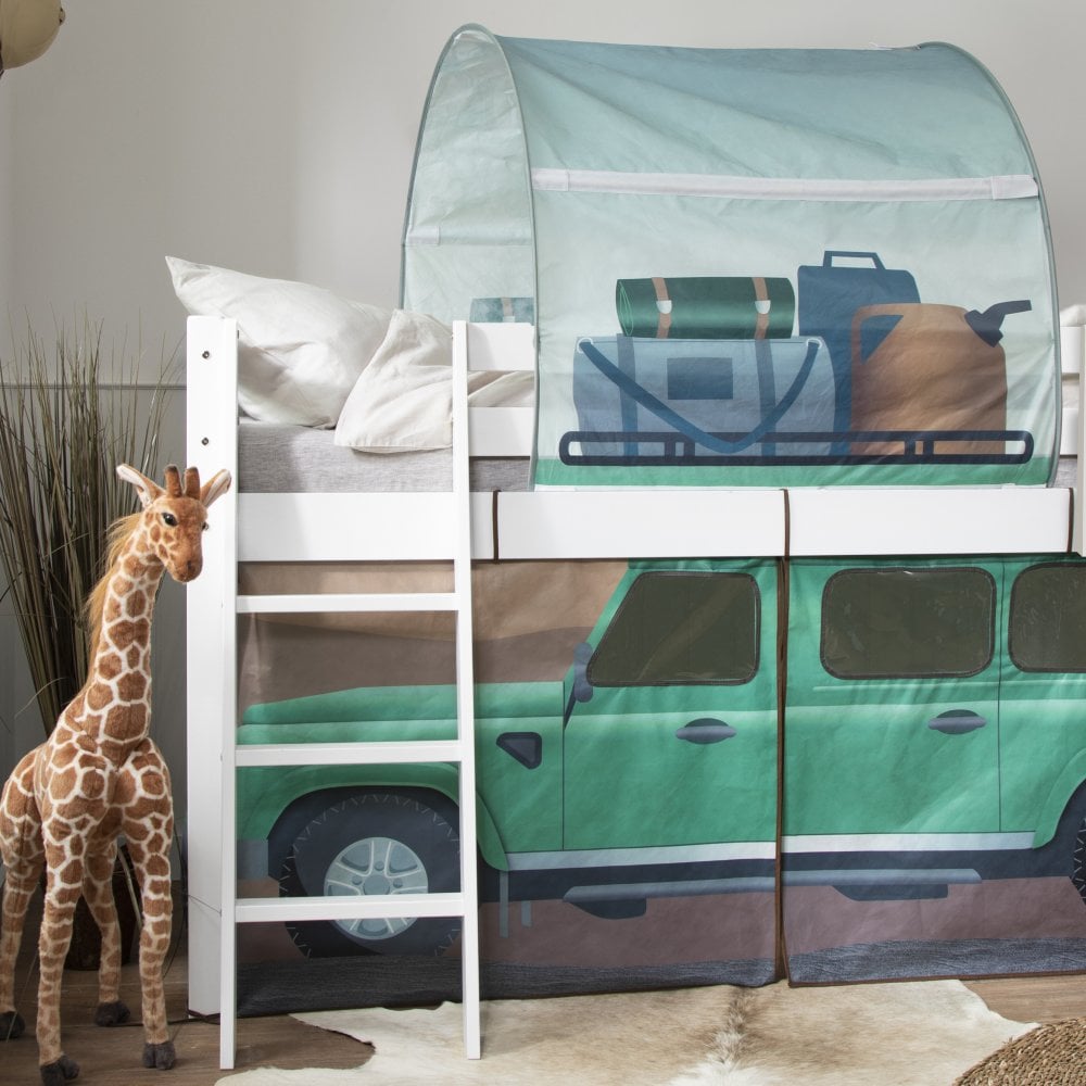 Safari Overland Off Road Cabin Bed with Slide and Tent & Tunnel | Noa ...