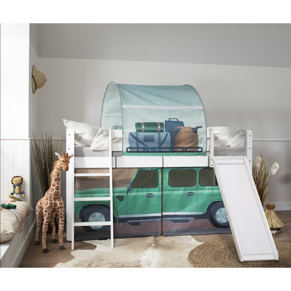 Safari Overland Off Road Cabin Bed with Slide and Tent & Tunnel | Noa ...