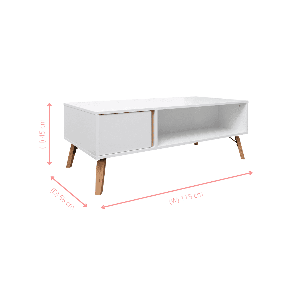 Otto Coffee Table with Cupboard | Noa & Nani