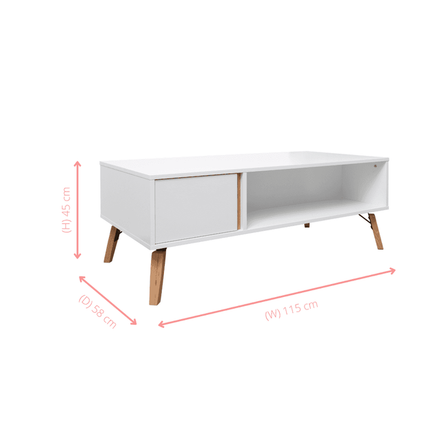 Otto Coffee Table with Cupboard | Noa & Nani