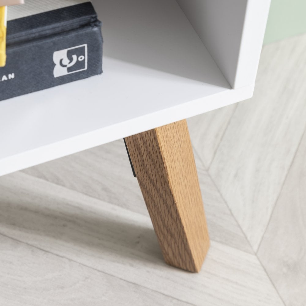 Otto Oversize Side Table Chest 2 Drawer & Storage | Noa & Nani