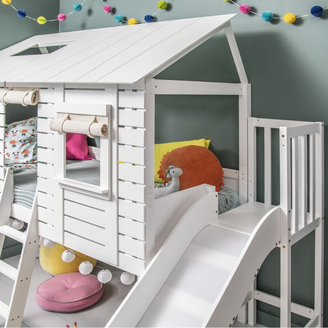 Slide in White for Christopher Treehouse Bed | Noa & Nani