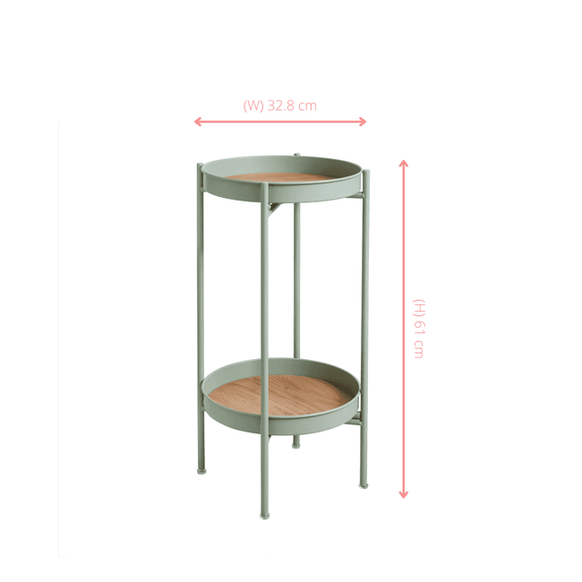Solna Small Side Table in Light Green | Noa & Nani