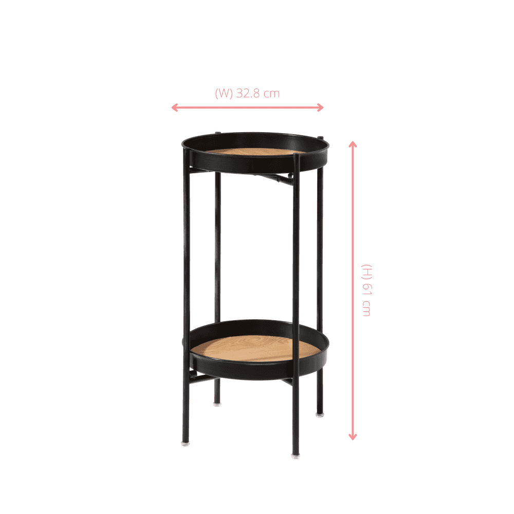 Solna Small Side Table in Solid Black | Noa & Nani